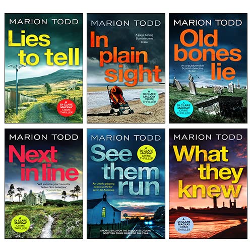 Detective Clare Mackay Series 6 Books Collection Set By Marion Todd ...