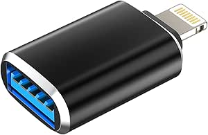 Lightning to USB Dongle iPhone OTG Adapter Camera Card Reader Converter ...