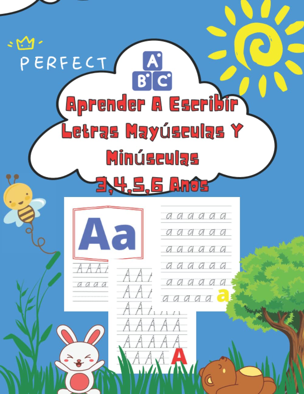 Buy Aprender A Escribir Letras Mayúsculas Y Minúsculas 3,4,5,6 Anos ...