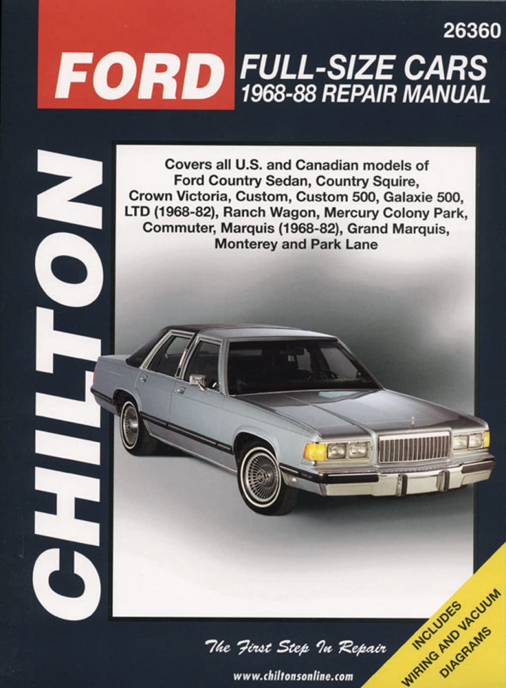 Ford Full-Size Cars, 1968-88 (Chilton Total Car Care Series Manuals ...