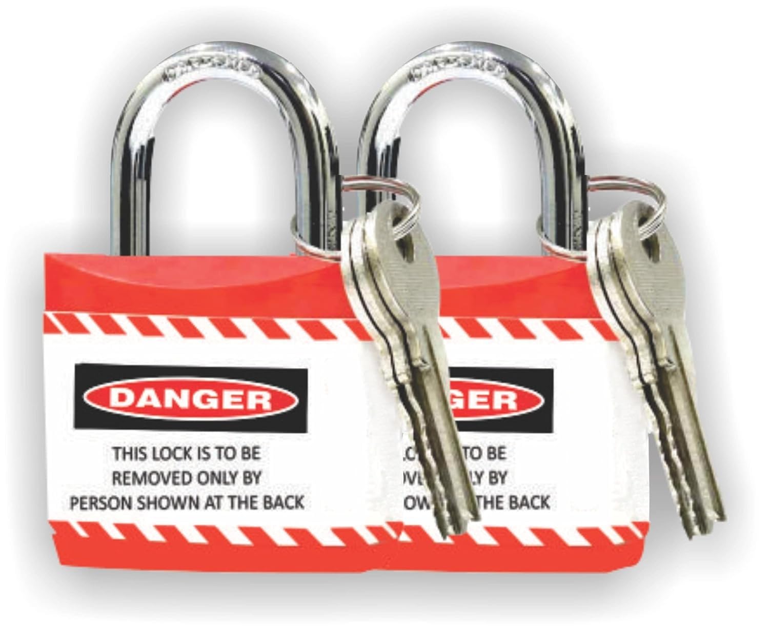 Loto Industrial Safety Regular Shackle Jacket Padlock with 3 Keys (Set ...