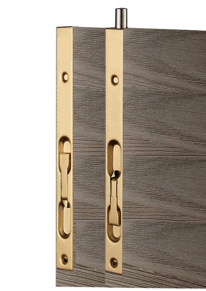 Buy Door Flush Bolt - 6 Inch Concealed Security Door Lock for French ...