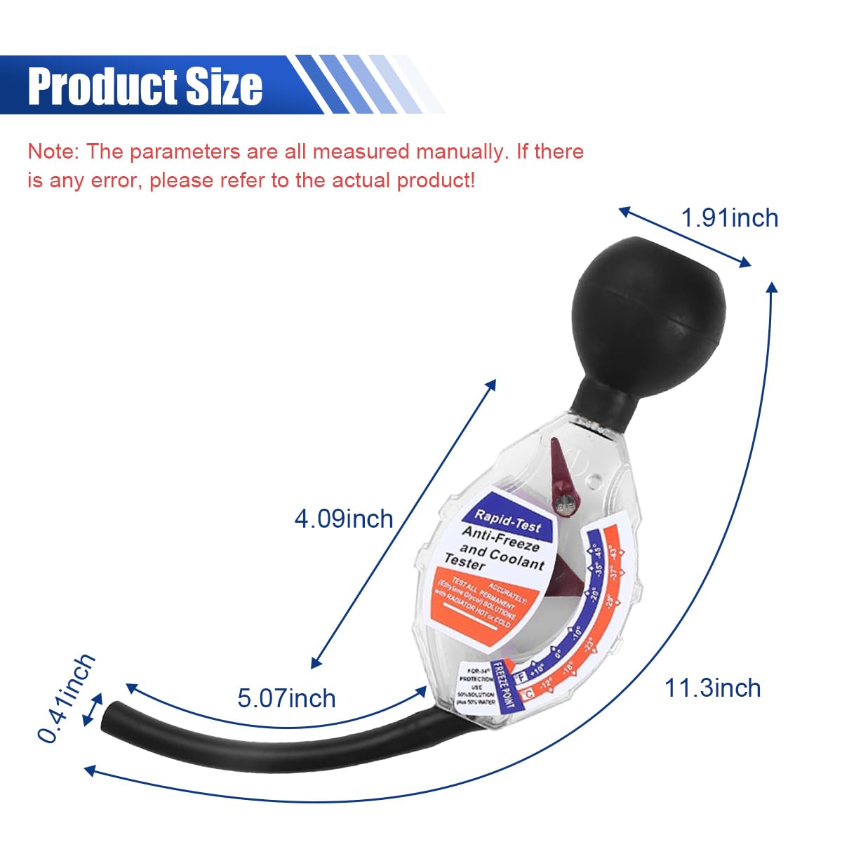 Snapklik.com : Antifreeze Coolant Tester, High Accuracy Dial Type ...