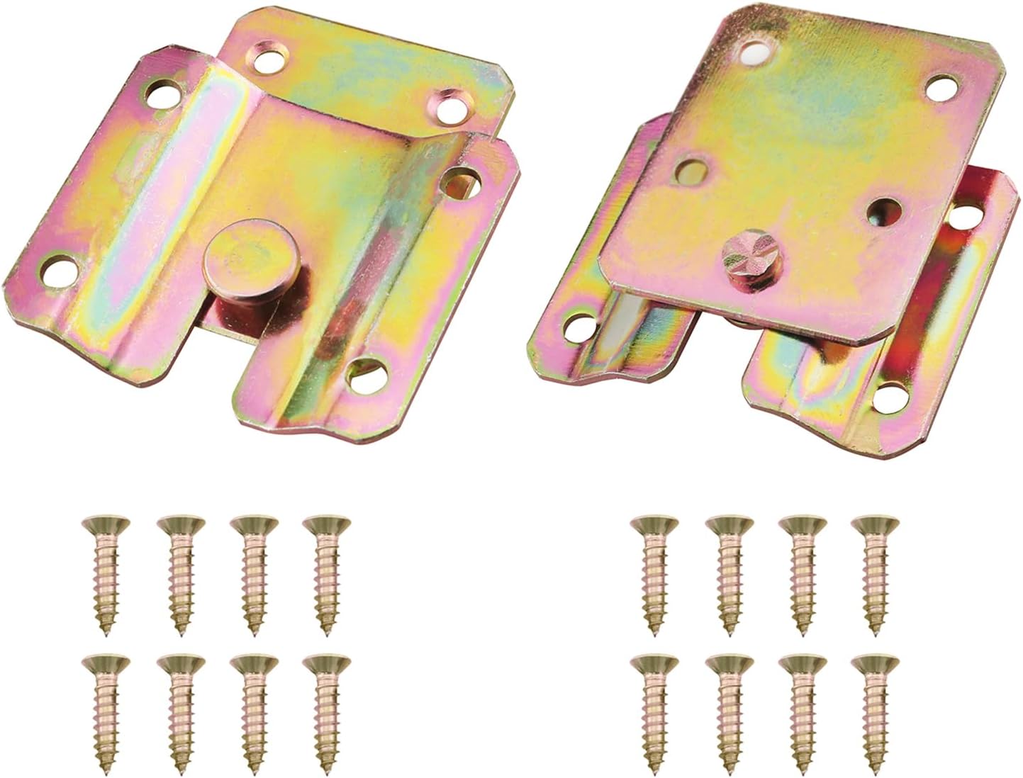 Amazon.com: ZZLZX 2 Sets Wall Mounted Metal Hangers (16 Screws) Frame ...