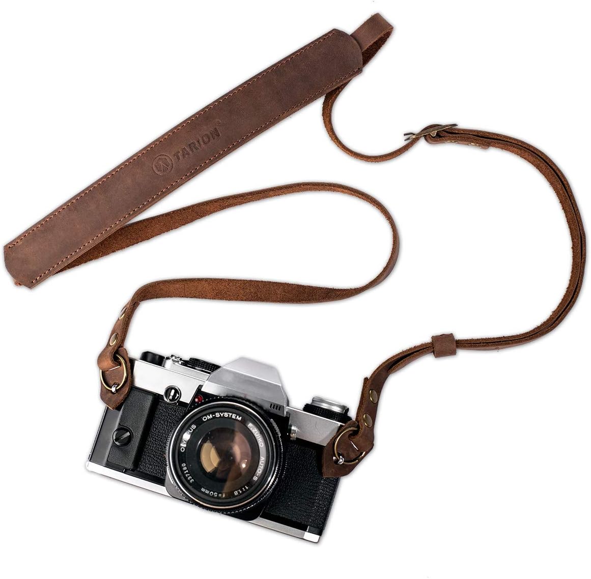 Amazon.com : MY MEMORY Handmade Genuine Leather Camera Strap,Adjustable ...