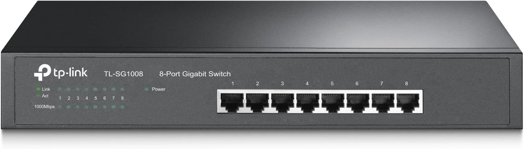 TP-Link 8-Port Gigabit Ethernet Unmanaged Switch | Plug and Play ...