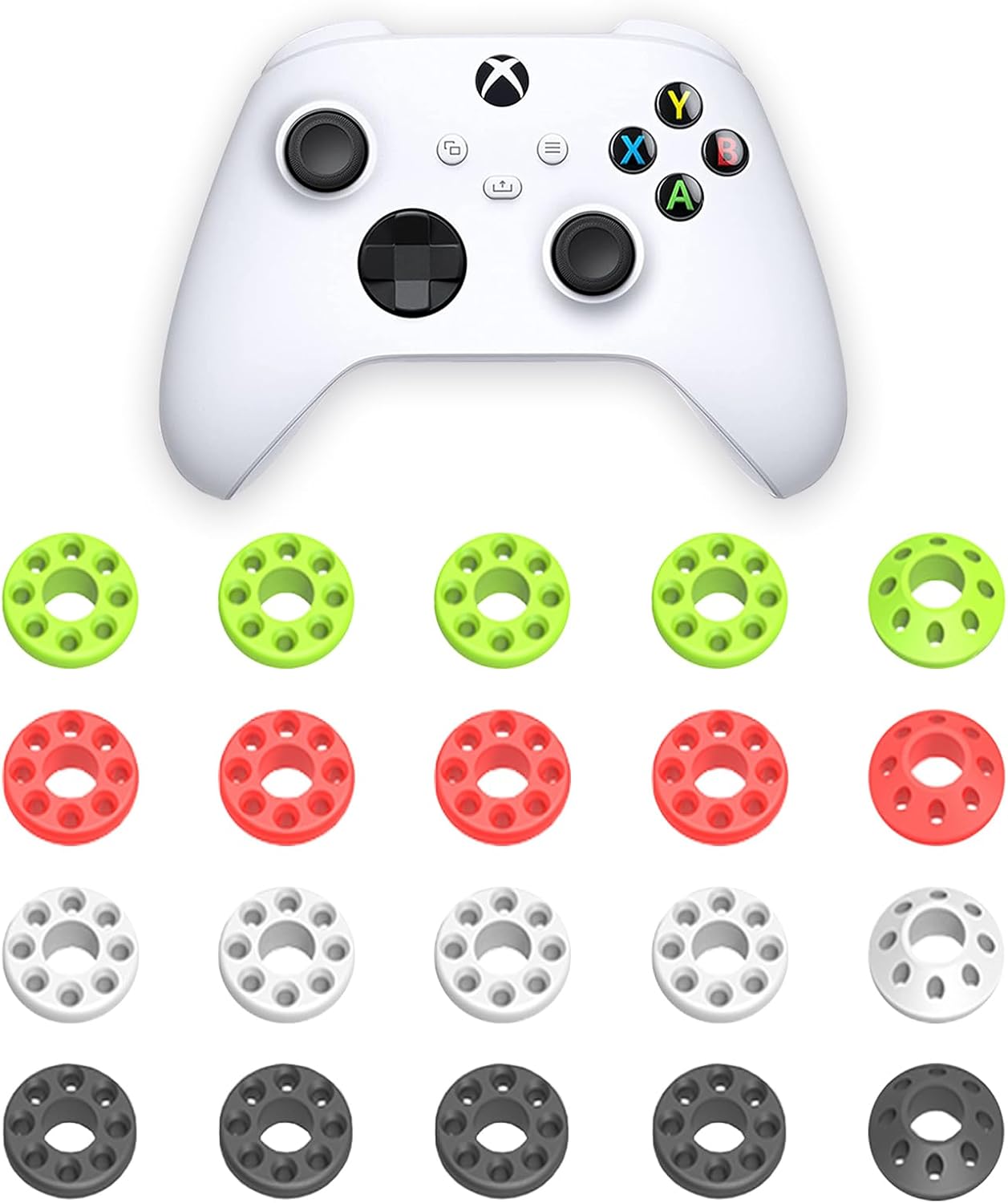 Amazon.com: Murciful Silicone Soft Precision Rings Aim Assist Rings ...
