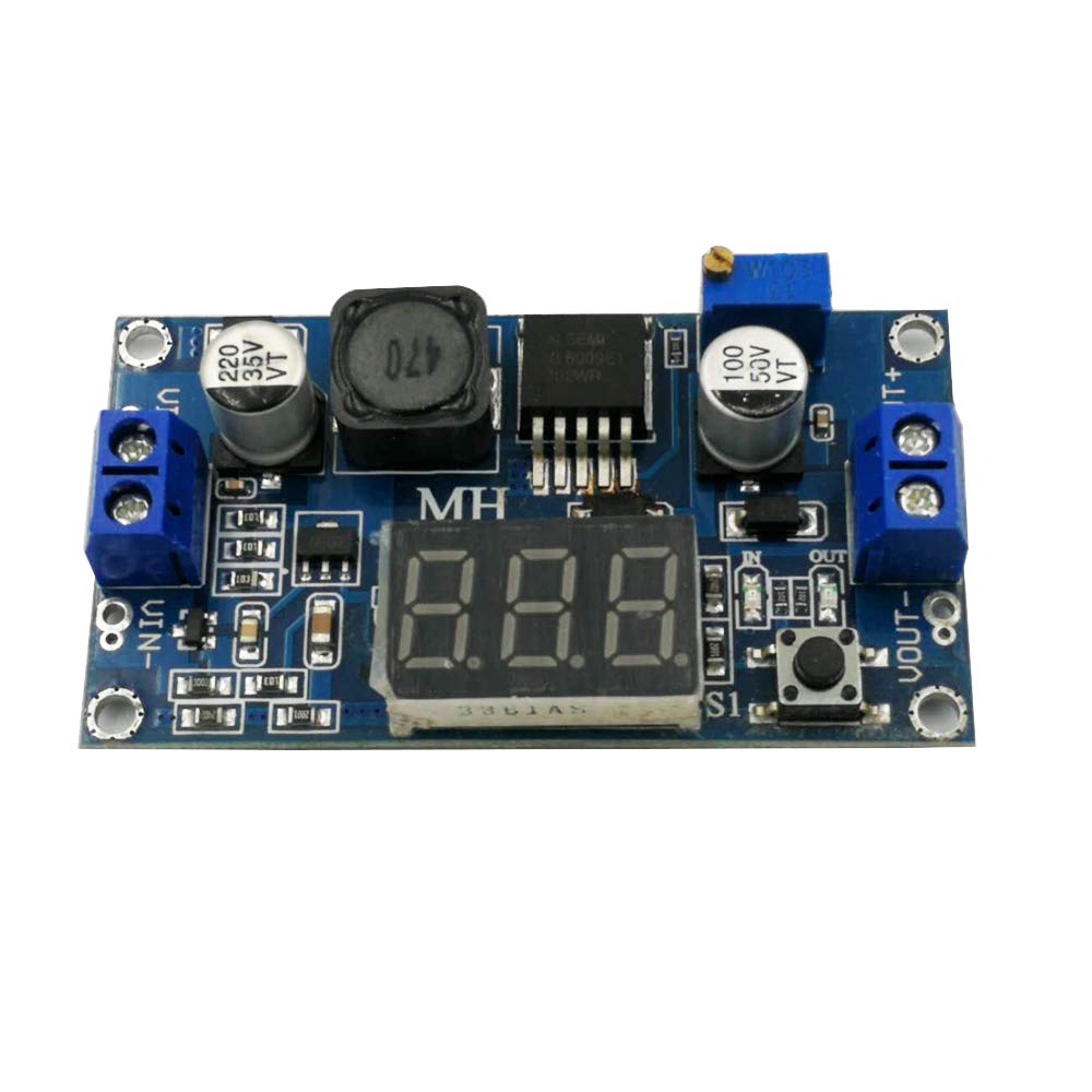 Adjustable Step-Up Boost Converter Module with Voltmeter DC-DC 3V-32V ...
