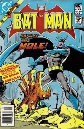 Batman #340 "Battles the Mole": Thomas: Amazon.com: Books