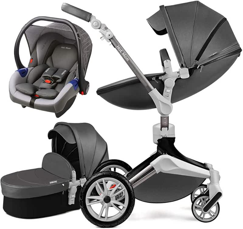 ? Cochecito de Bebe 3 en 1 de LUJO Hot Mom – Revisión y Comparativa de Precios