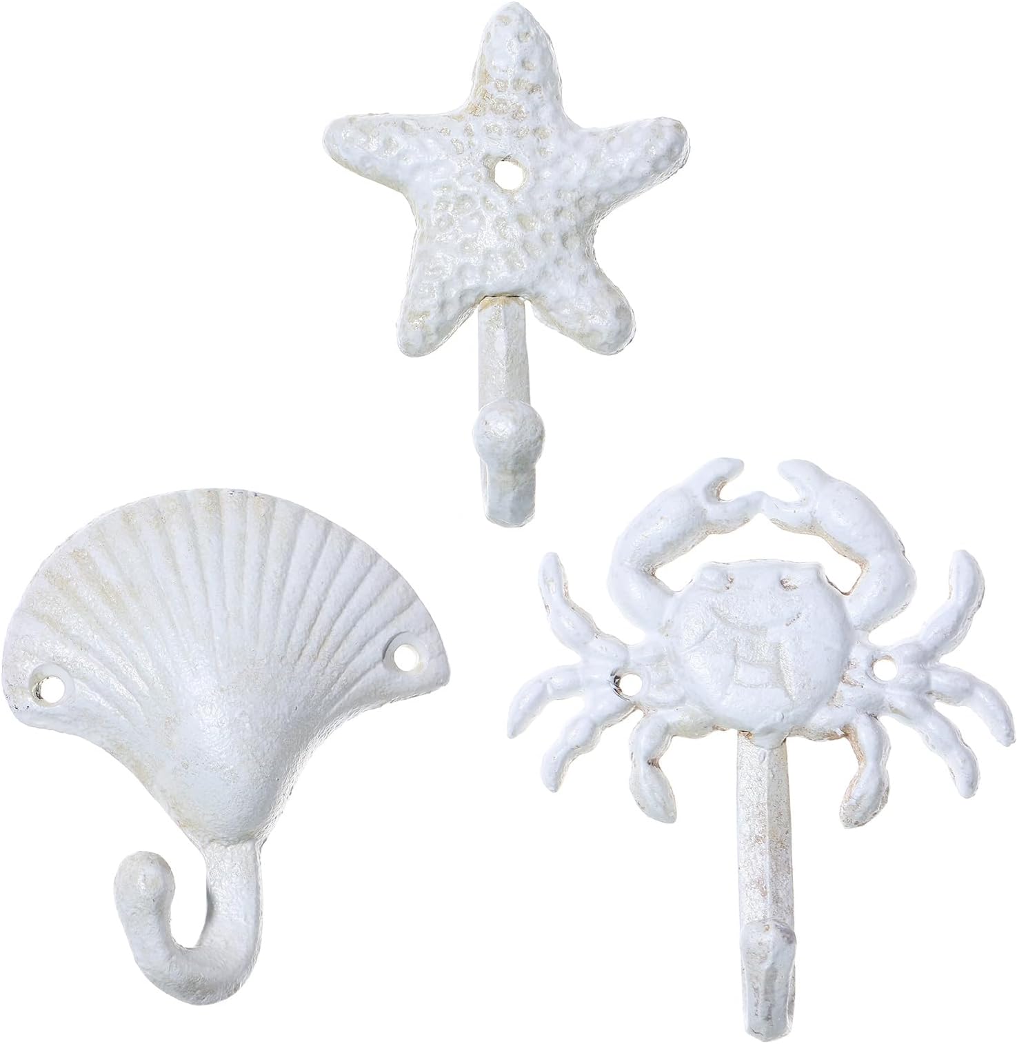 Amazon.com: 3PCS Decorative Wall Hooks,Vintage Nautical Wall Decor ...