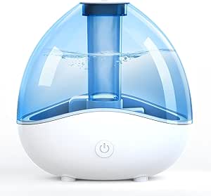 Amazon.com: Ultrasonic Cool Mist Humidifier, Quiet Air Humidifiers for Bedroom, Desk Humidifiers ...