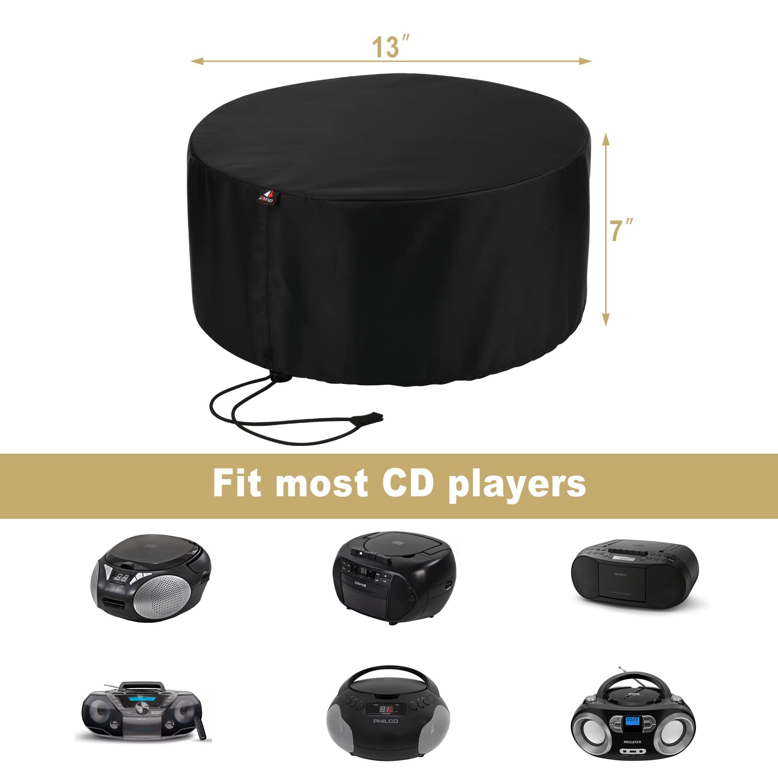 Snapklik.com : TXEsign CD Player Boombox Case Nylon Moisture Resistant ...
