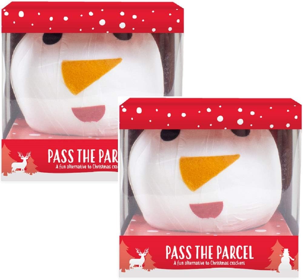 Christmas Pass the Parcel Brussels Sprout,Snowman Gift Family Game 24 ...