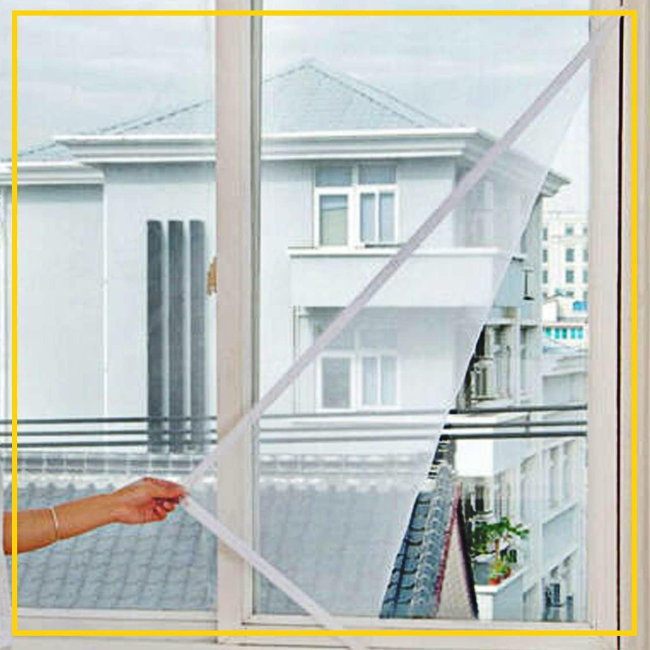 Steexu Fly Screens for Windows – Mosquito Net Window Screen – Snap ...