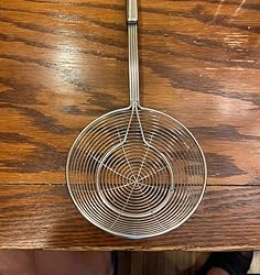 Amazon.com: Stainless Steel Spider Strainer Skimmer Ladle Fryer for ...
