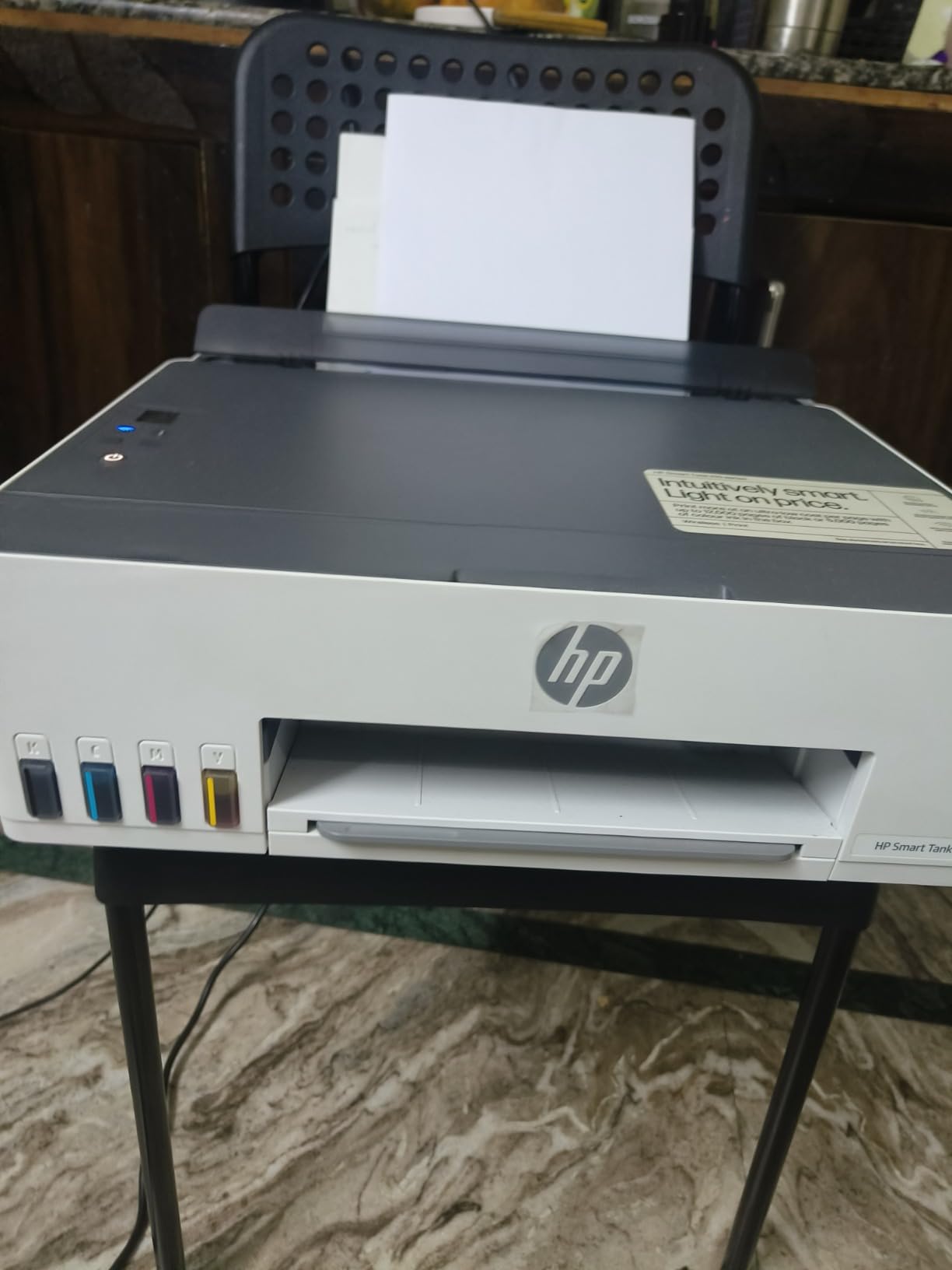 HP Smart Tank 210 Single Function WiFi Colour Printer (Upto 8K Black ...