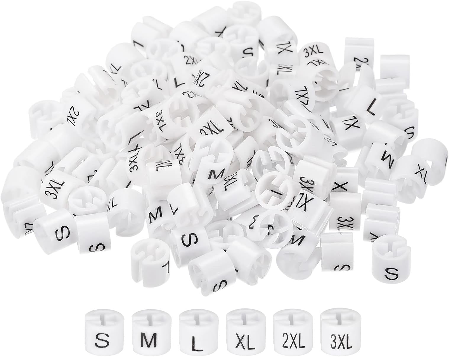 Amazon.com: MECCANIXITY Clothes Hanger Marker XXS/XS/S/M/L/XL/2XL/3XL ...