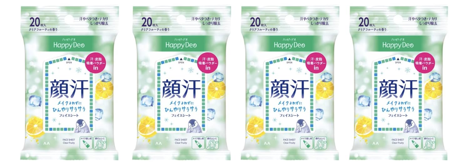 Amazon | 【まとめ買い】マンダム mandom シート 20枚入 (4個, クリアフルーディーの香り) | ノーブランド品 | デオドラント 通販