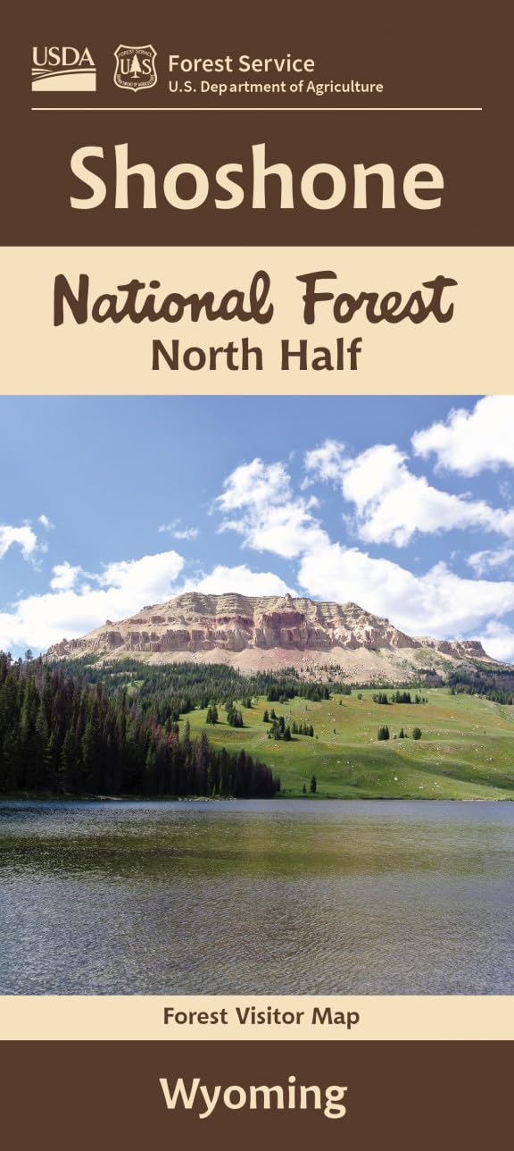 Amazon.com: SHOSHONE NATIONAL FOREST, NORTH, WY Visitor Map ...