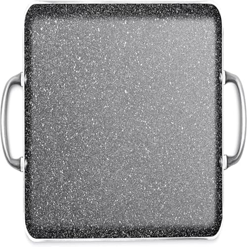 Comal Antiadherente,Comal Rectangular de Aluminio de 48.5cm×29.5cm ...