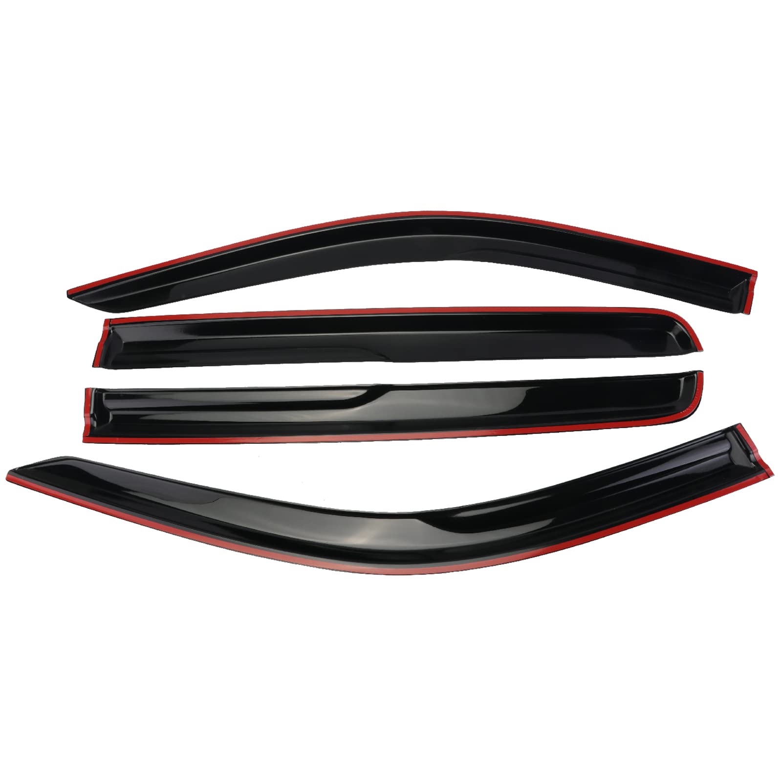 Snapklik.com : Window Visor Deflectors Rain Guards Fit 2019 2020 2021 ...