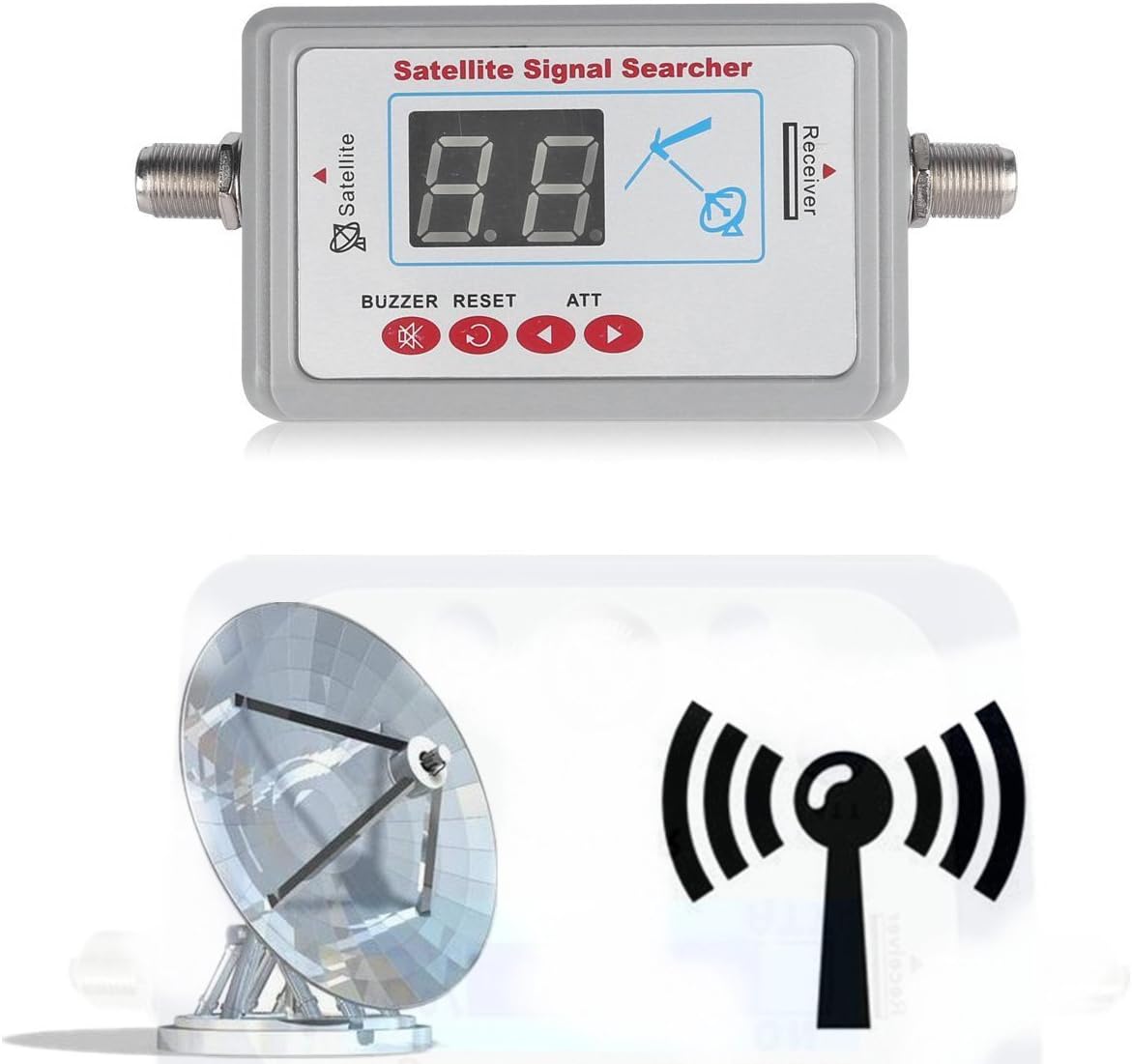 Amazon.com: Satellite Finders, Signal Strength Meter Finder/Mini ...