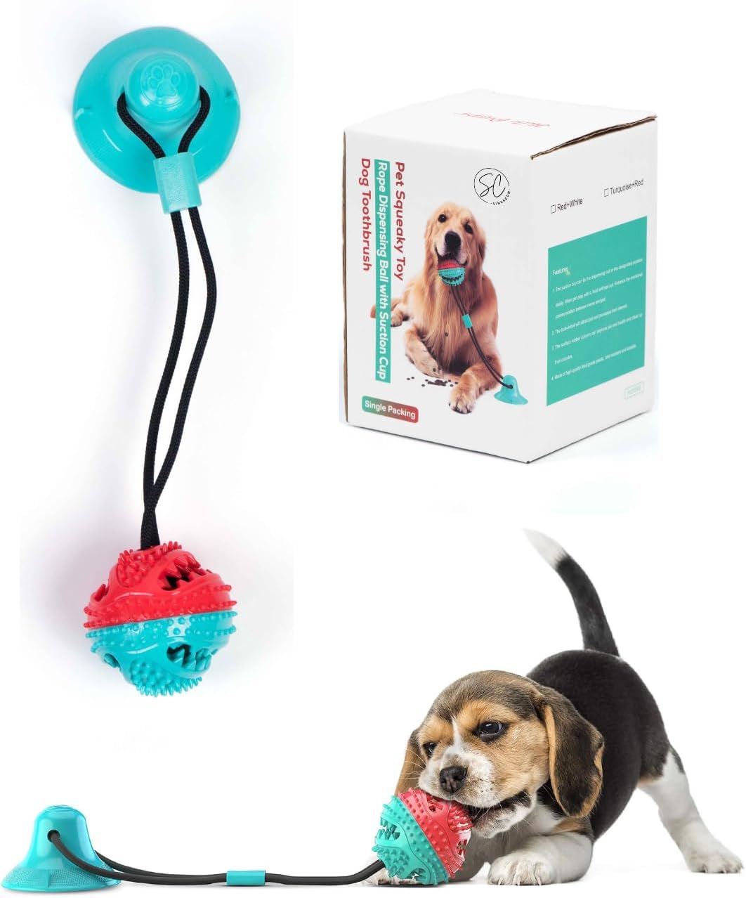 Pet Supplies : Hiboom Dog Toy, Dog Rope Toys, Dog Interactive Dog Tug ...