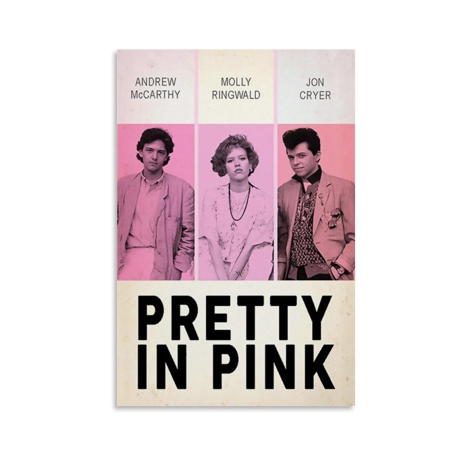 Amazon.com: RUIZE Pretty in Pink Movie Poster for Bedroom Aesthetic ...