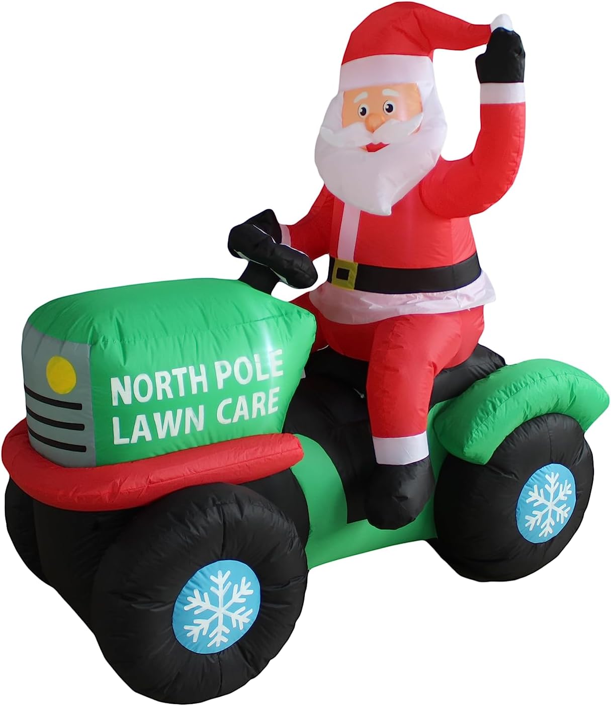 Amazon.com: A Holiday Company 5ft Tall North Pole Lawn Care Santa on ...