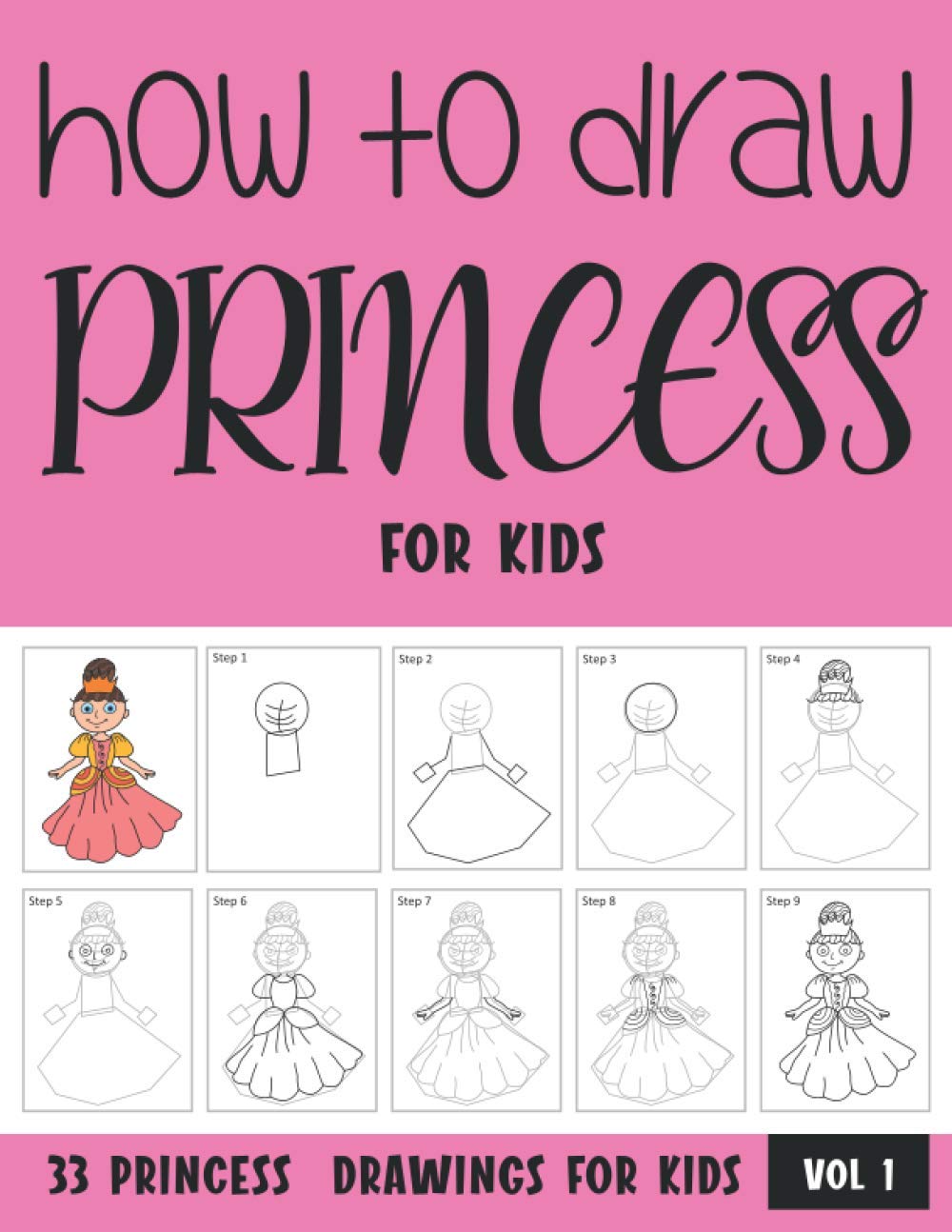 How To Draw A Princess For Kids