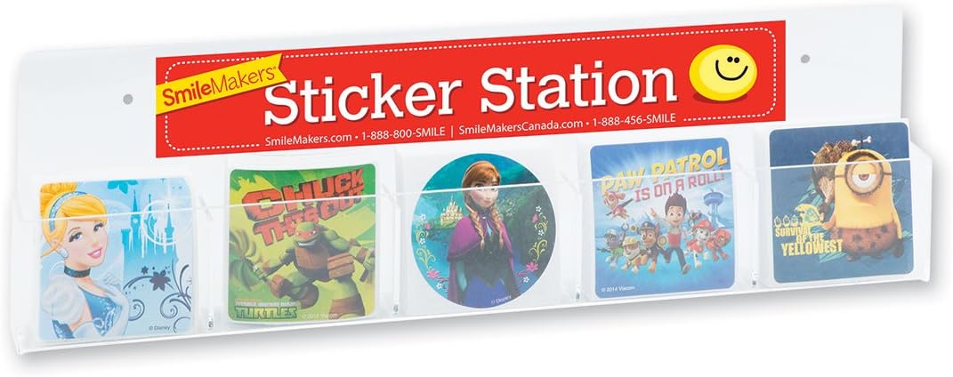 Amazon.com: SmileMakers Sticker Box Rack-Prizes and Giveaways-1 per ...