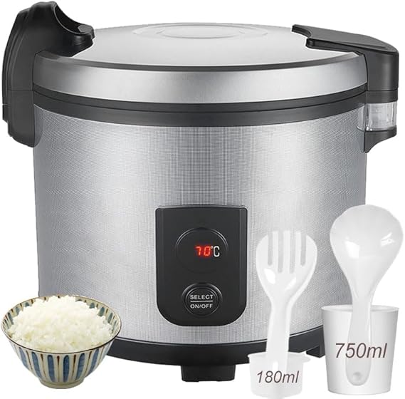 Amazon.com: CAZACHEF Commercial Rice Warmer(Not Rice Cooker) 55 Raw/110 ...