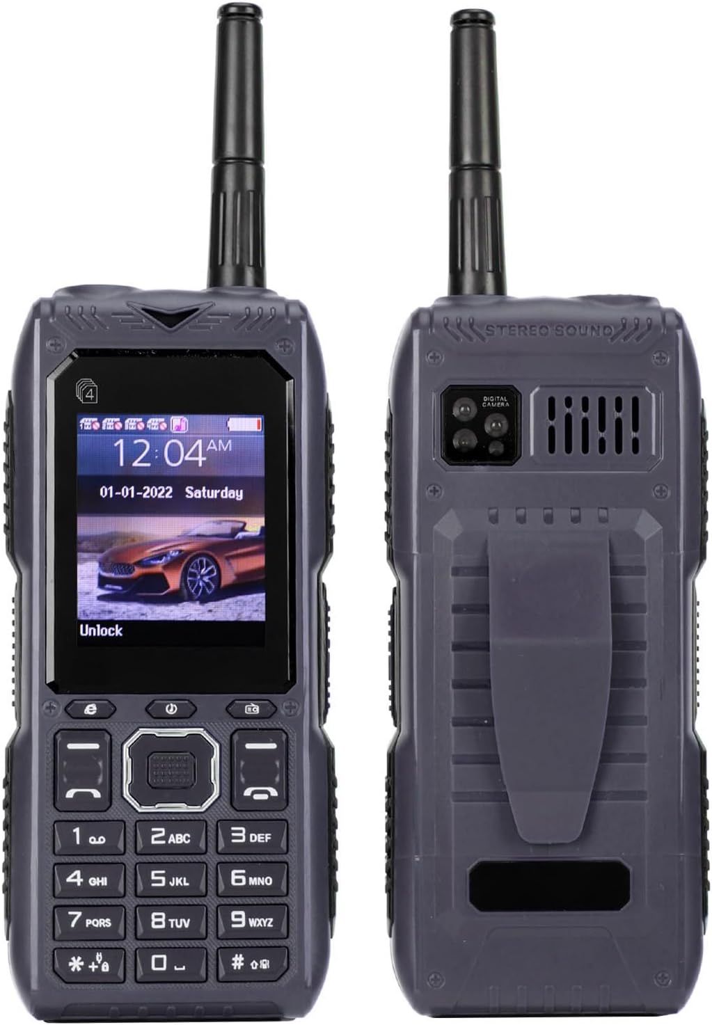 Heayzoki Teléfono Celular Desbloqueado 2G para Personas Mayores ...