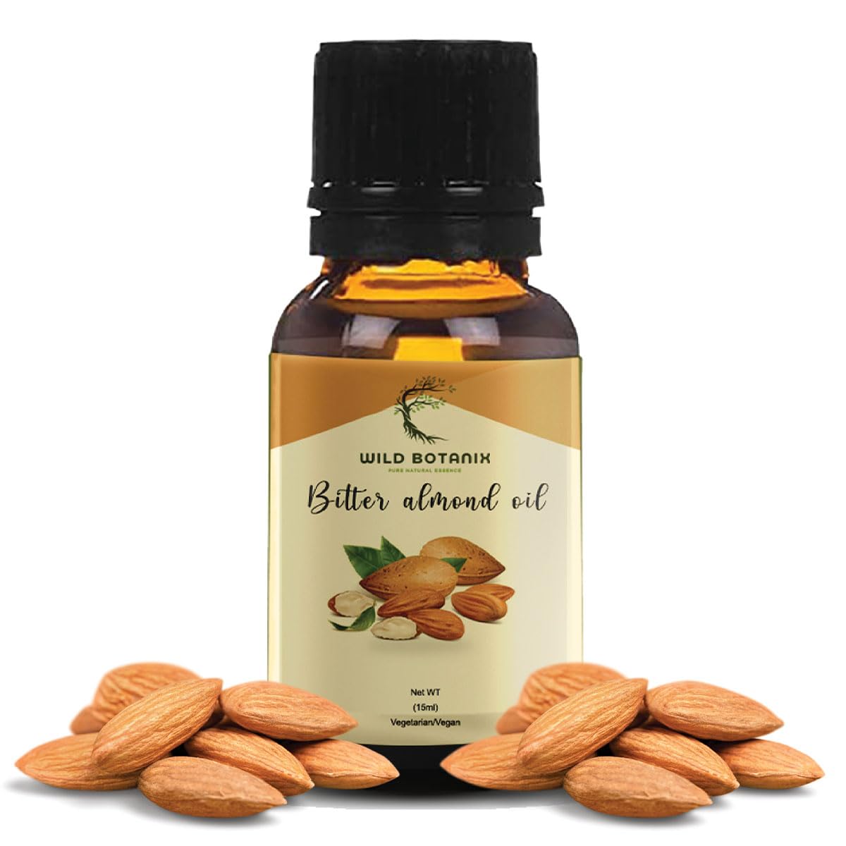 Wild Botanix Bitter Almond Oil for Hair Growth, Scalp Care & Body ...