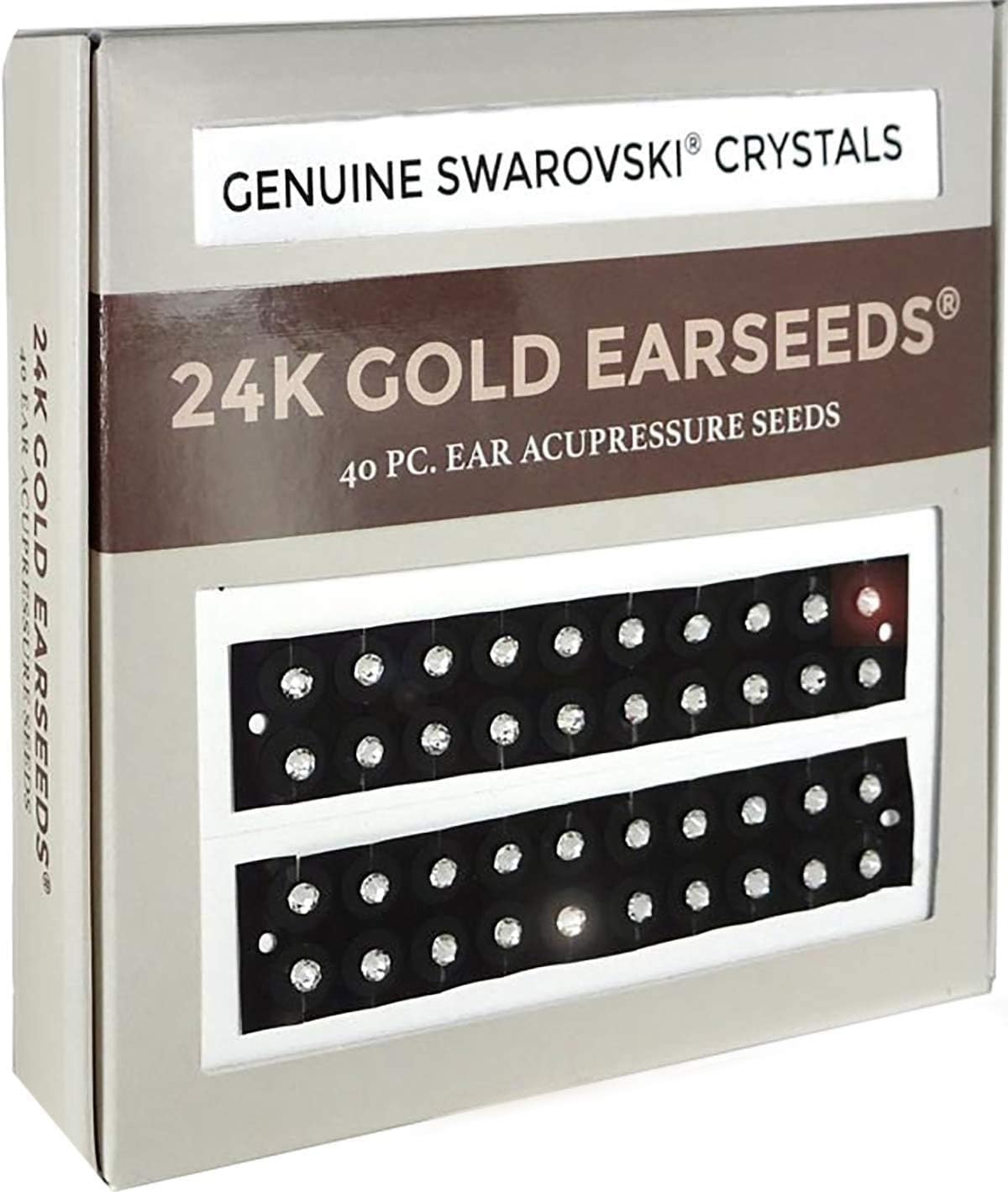 Amazon.com: Ear Seeds: 24K Gold + Swarovski Crystals EarSeeds ...