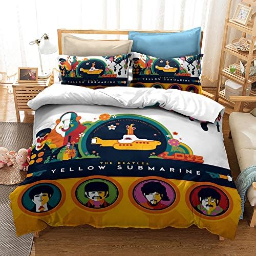 CHAOSE The Beatles Duvet Cover Sets 220X240 Quilt 2 Persons 3 Pieces ...