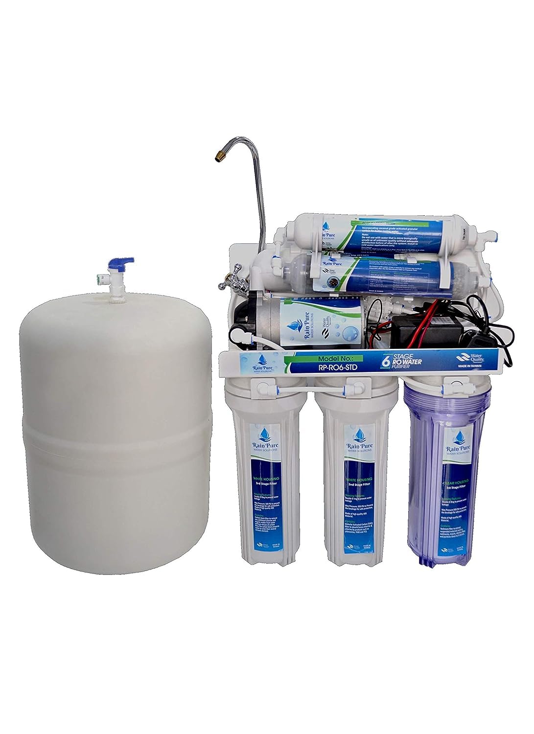 rain pure water solutions Purifier for Drinking - 6 Stages Reverse ...