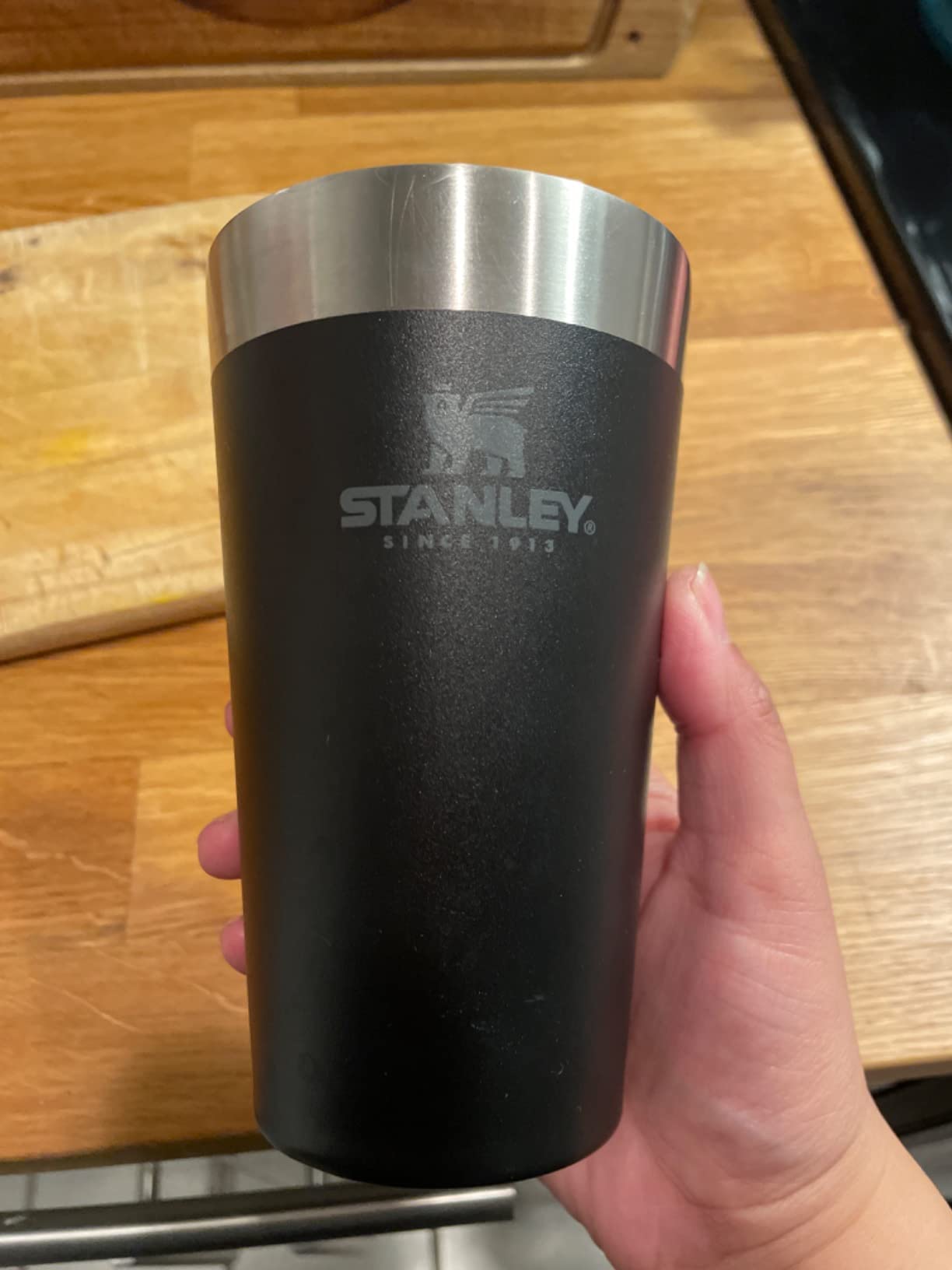 Stanley Adventure Inulsated Stacking Beer Pint Glass, 16oz Stainless ...
