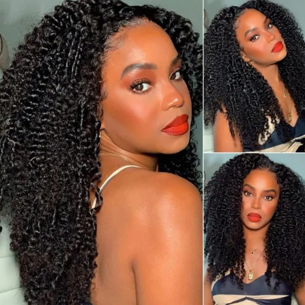 Amazon.com : Nadula Kinky Curly 13X4 Lace Front Wigs Human Hair for ...