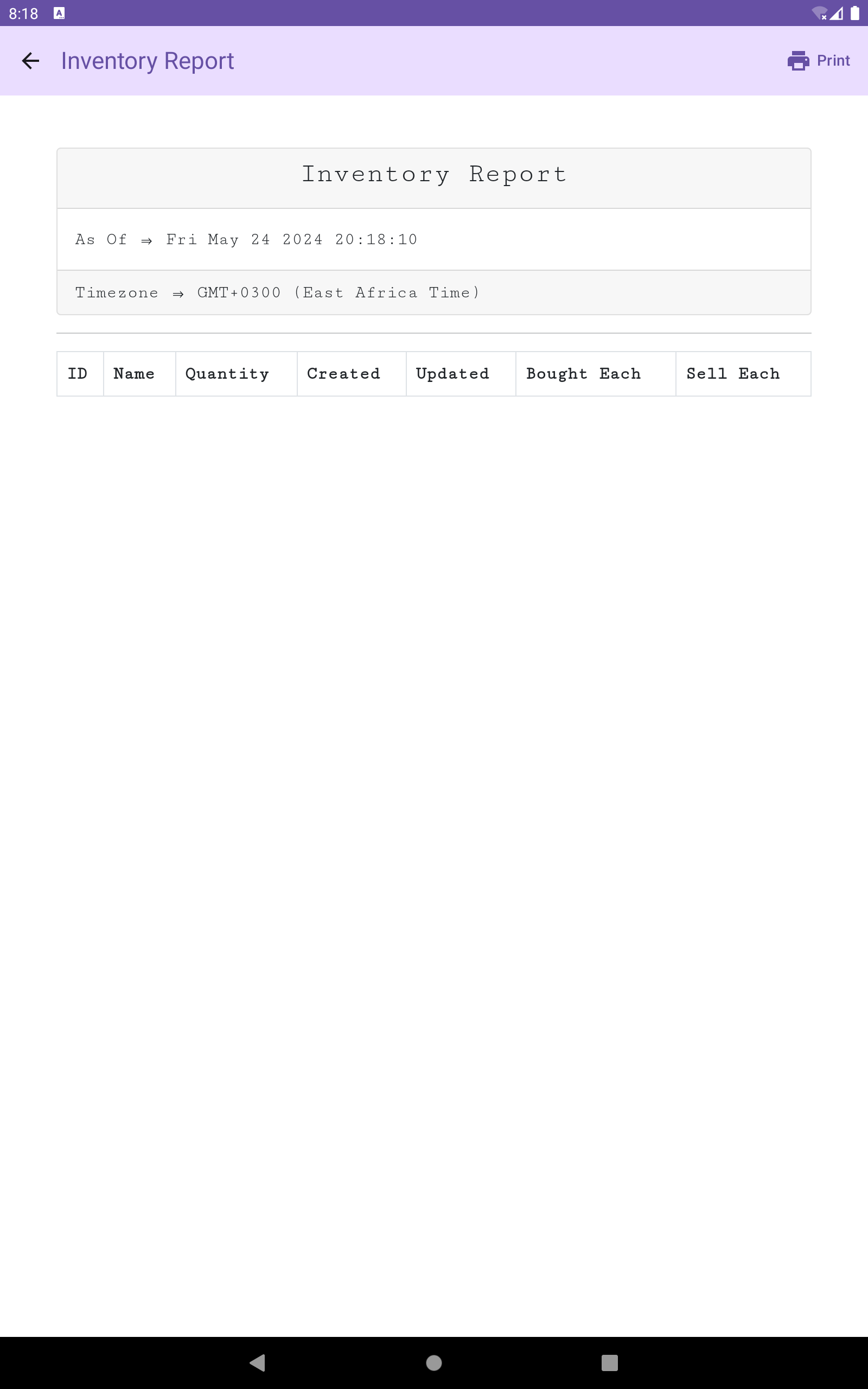 Inventory Monitor - App on Amazon Appstore