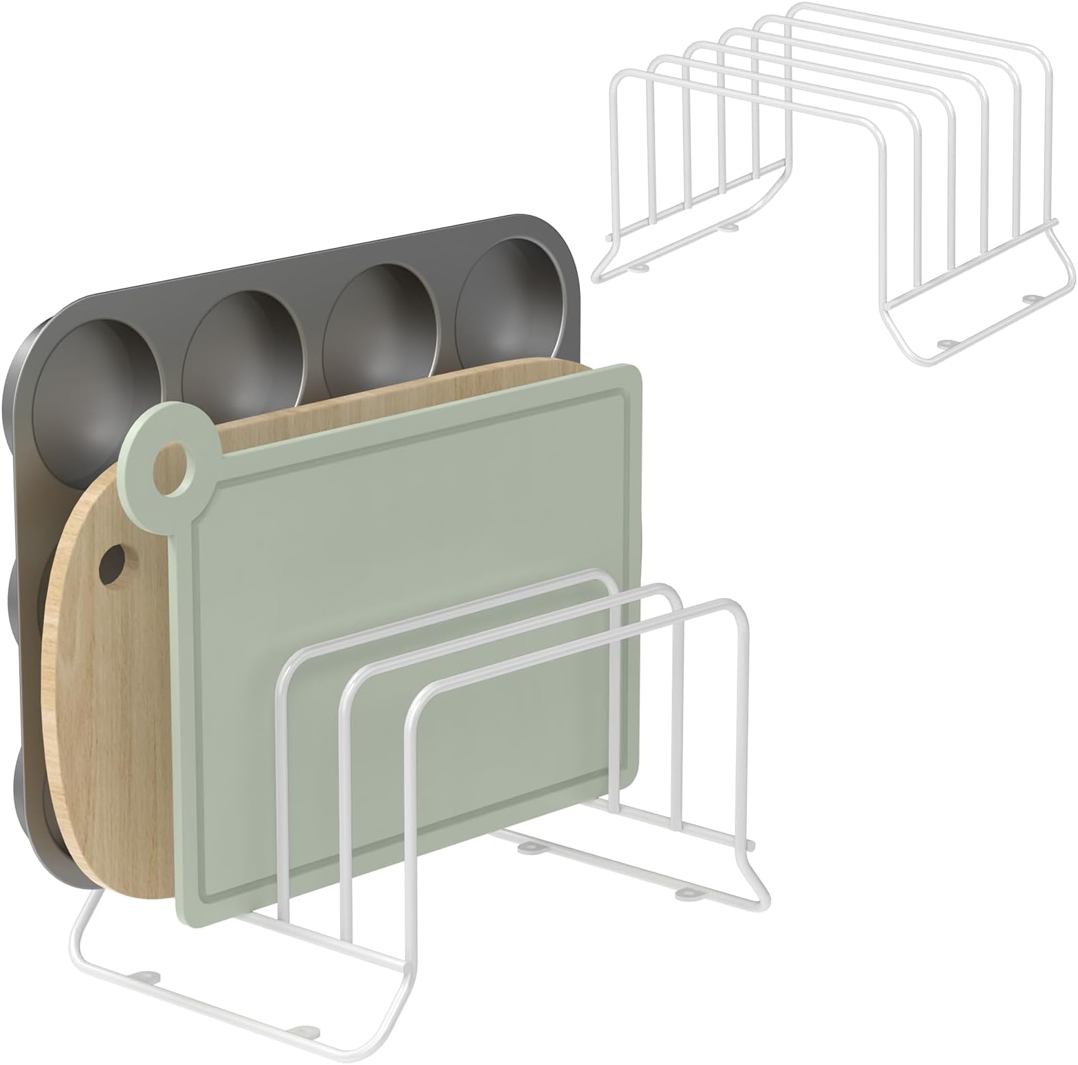 Amazon.com: Stock Your Home White (2 Pack) Extra Tall Steel Baking Pan ...