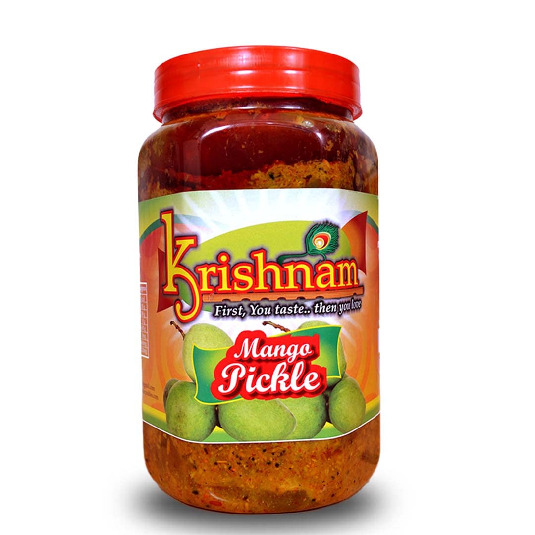 Buy Krishnam Rajasthani Mango Pickles 1kg | Homemade Green Mango Pickle ...