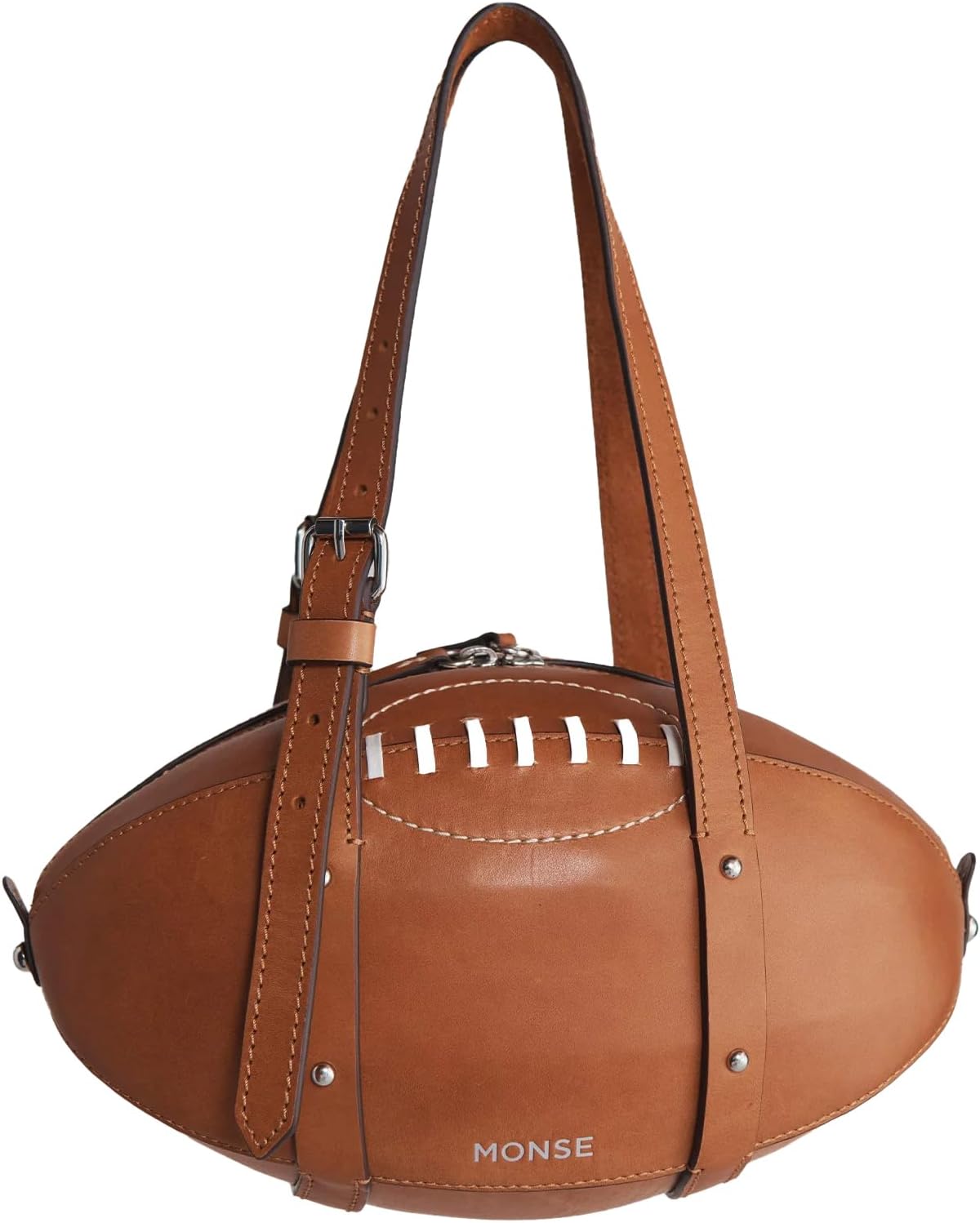 Amazon.com: MONSE, Football Shoulder Bag, One Size, Brown : Amazon Luxury