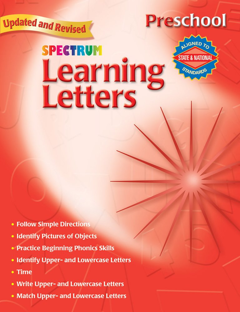 Spectrum Learning Letters: Preschool: Spectrum: 9780769651095: Amazon ...