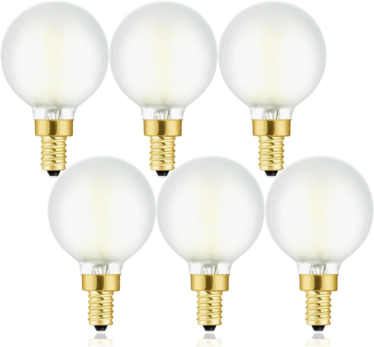Leools Dimmable g16.5 led Frosted Bulb e12 g16 1/2 led Candelabra Bulb ...