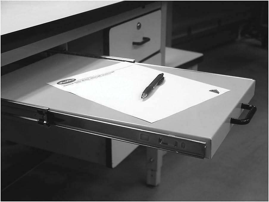 Pro-Line Pull-Out Writing Shelf For Workstations - Gray - Gray ...