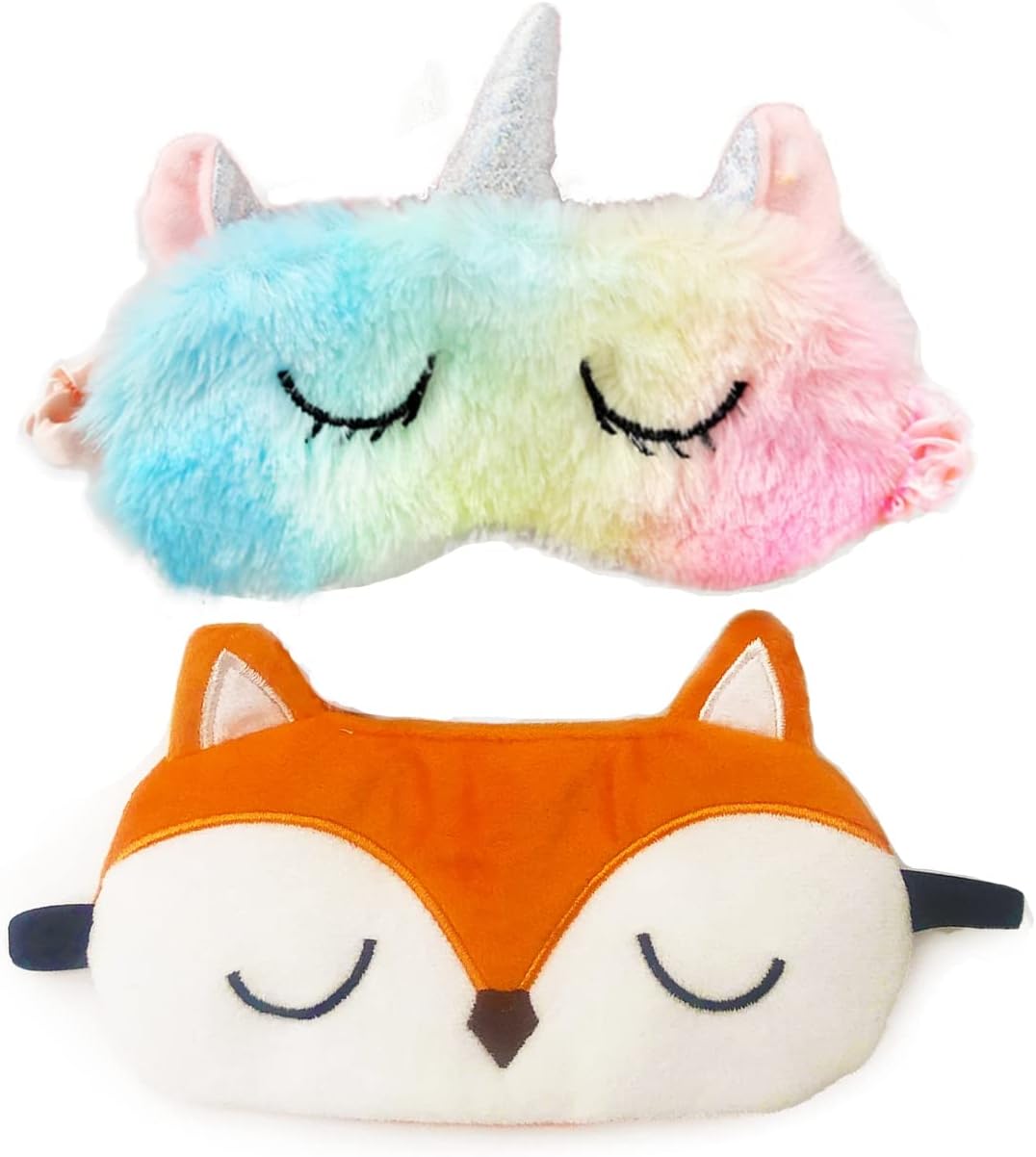 Animal Eye Mask for Sleeping Cute 3D Soft Cartoon Sleep Mask Breathable ...