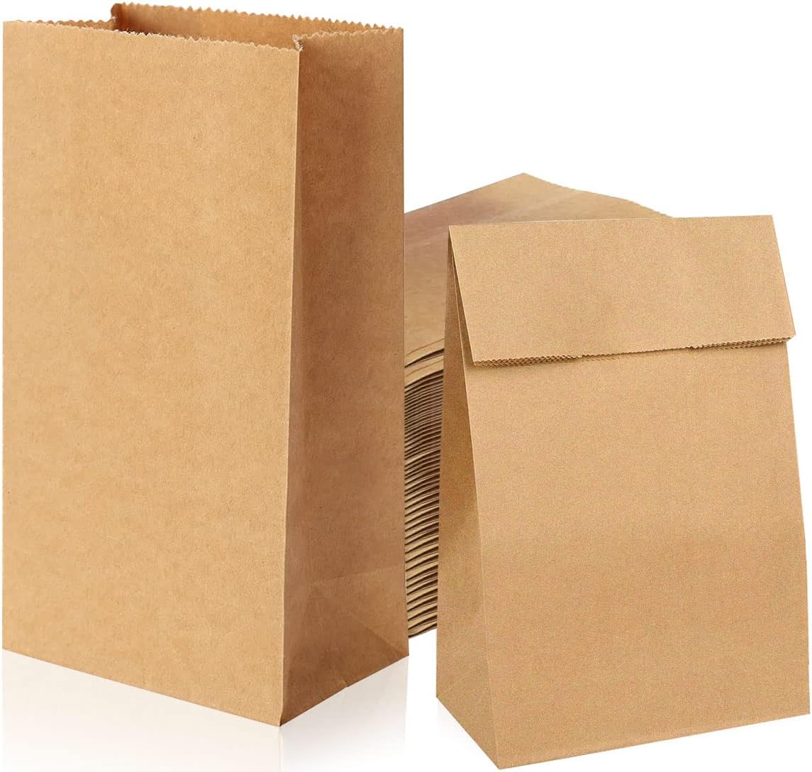 Sachet Kraft 50pcs, Sac en Papier ，Sachet Bonbons Anniversaire，Sac ...