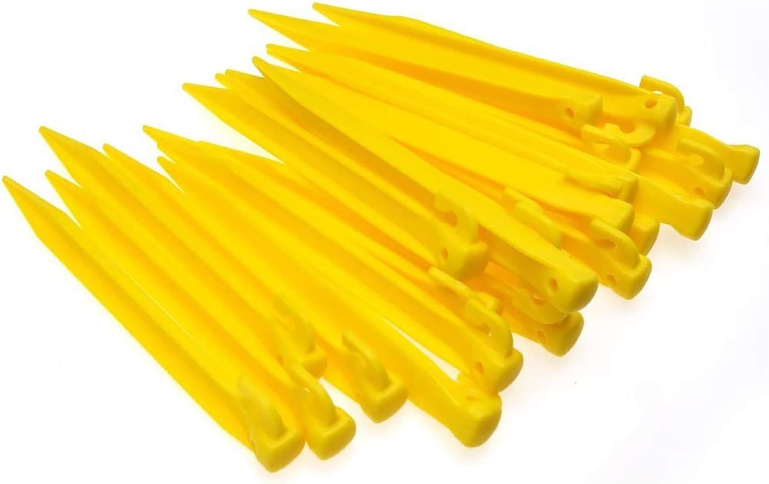 Amazon.com : Pastlla 20pcs Heavy Duty Plastic Landscape Edging Stakes ...